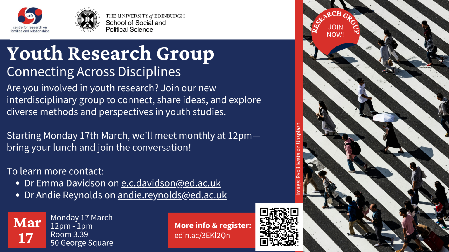Youth Researchers Group - Centre for Research on Families and Relationships